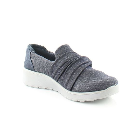 Bzees | Shoes | Bzees Glimmer Navy Blue Shimmer Wide | Poshmark